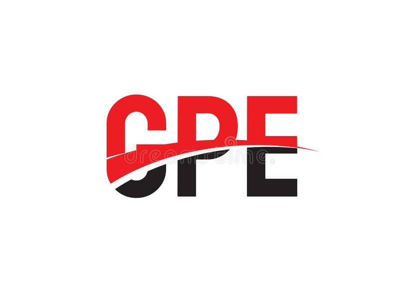 GPE Letter Initial Logo Design Vector Illustration Stock Vector ...