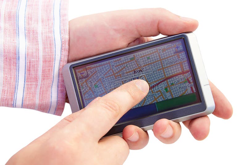 GPS Hand stock photo. Image of city, auto, route, navigator - 20677184