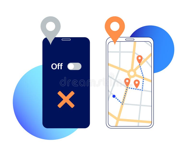 GPS activation toggle stock vector. Illustration of tourism - 271563667