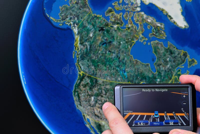 Gps america stock image. Image of navigation, travel - 12780883