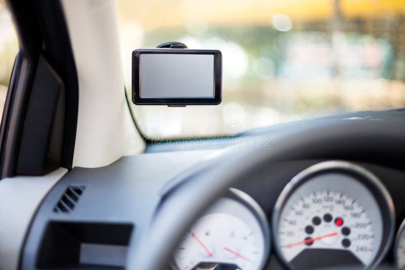 GPS - Car Navigation System Stock Image - Image of global, control ...