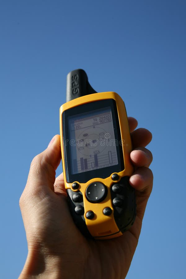 GPS Device stock image. Image of antenna, garmin, east - 961479