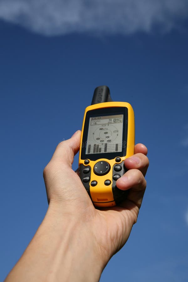 GPS Device stock image. Image of antenna, garmin, east - 961479