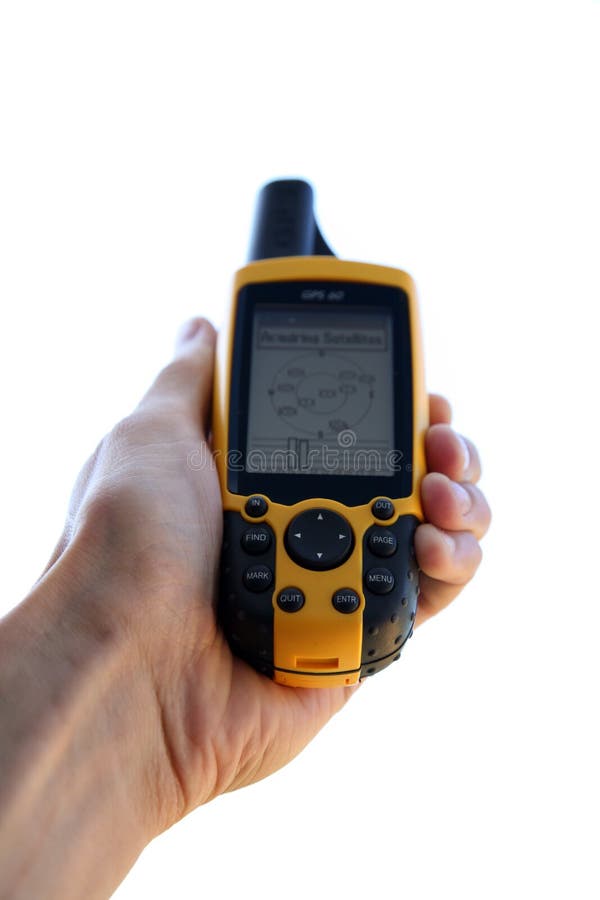 GPS Device stock image. Image of antenna, garmin, east - 961479