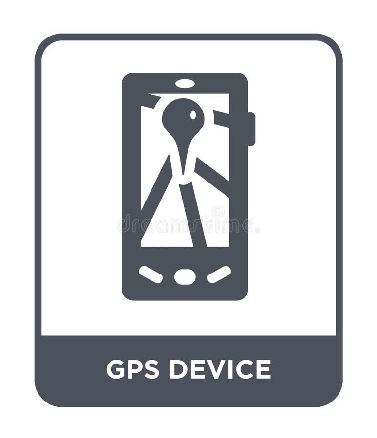 Gps Device Icon in Trendy Design Style. Gps Device Icon Isolated on ...