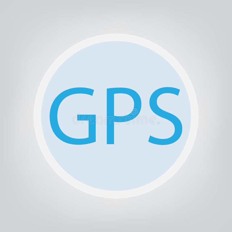 GPS Global Positioning System Acronym Stock Vector - Illustration of ...