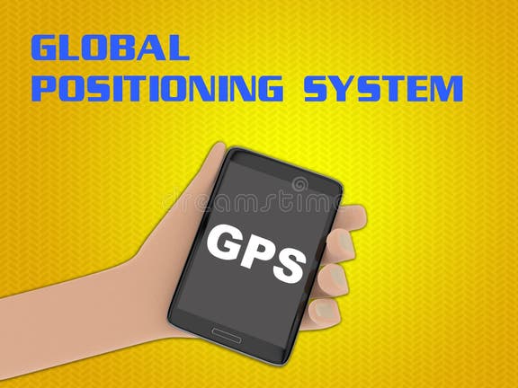 GPS - Global Positioning System Concept Stock Illustration ...