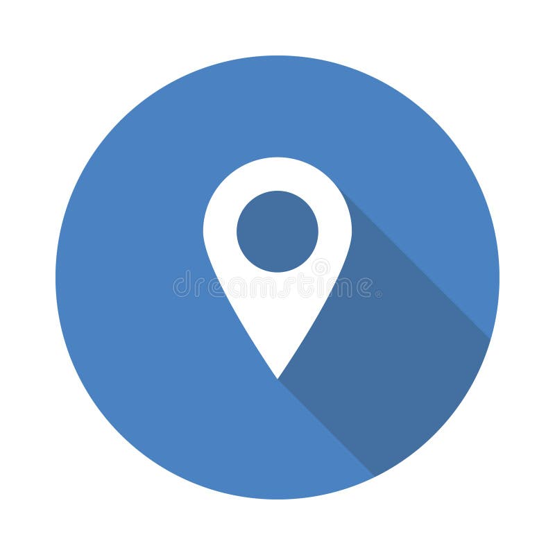 GPS icon stock illustration. Illustration of shadow, navigation - 98721735