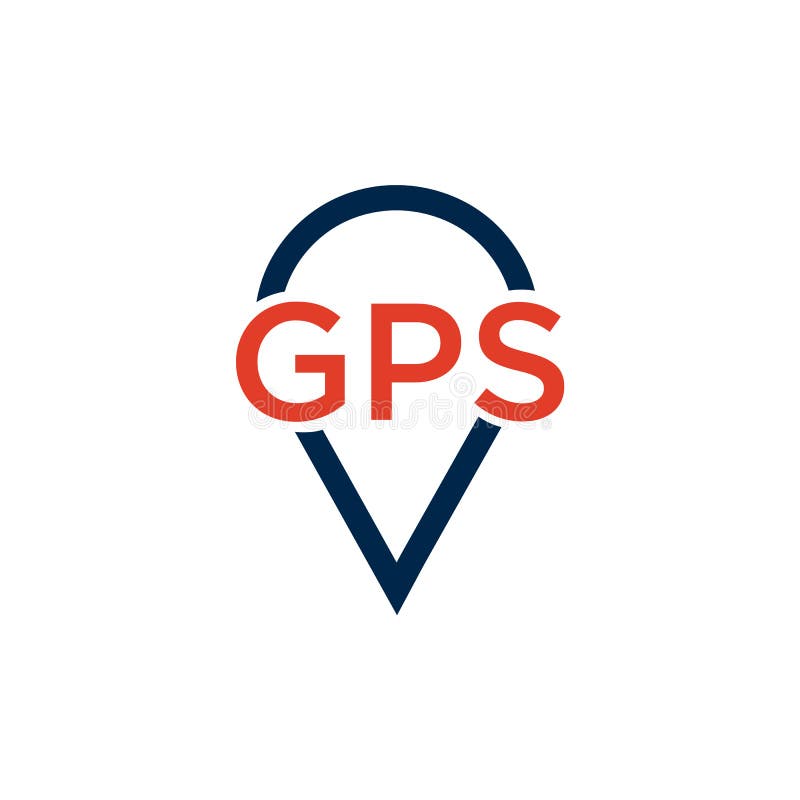 GPS Icon Logo Design Template Stock Vector - Illustration of mark ...