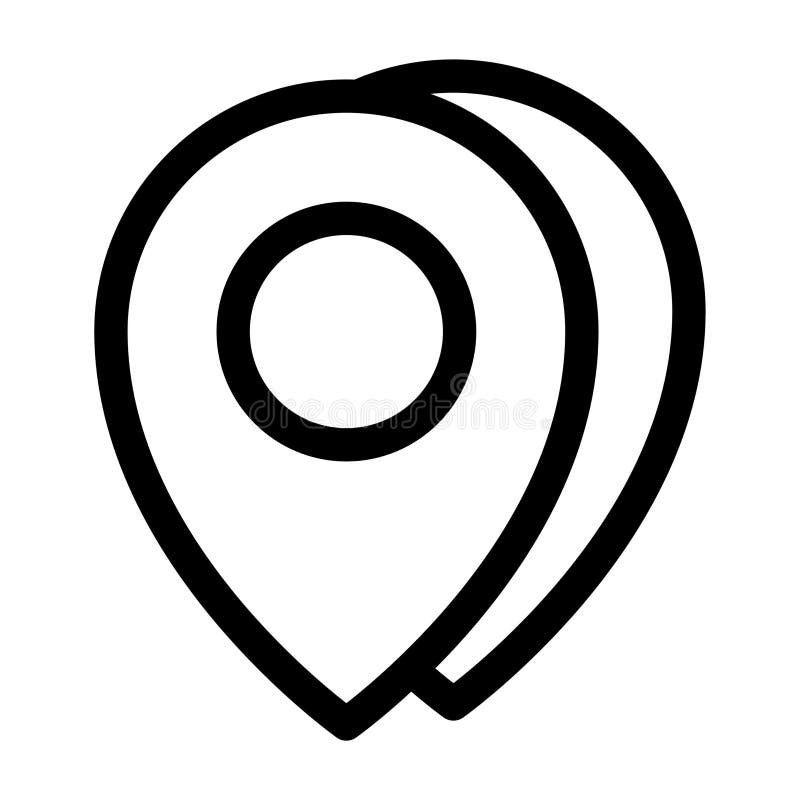 GPS Location - Modern GPS Location or Navigation Icon Symbol Stock ...