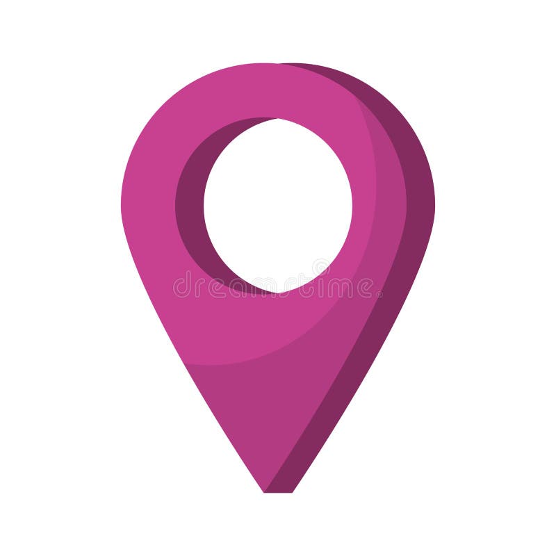 Gps Location Pointer Navigation Cartoon Stock Vector - Illustration of ...