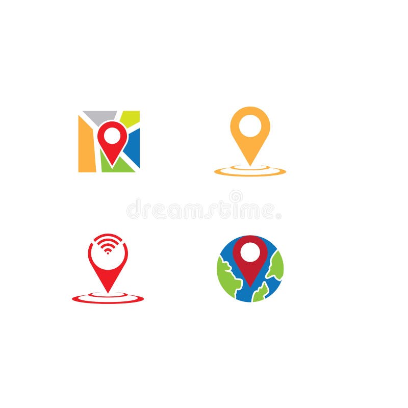 GPS logo template stock vector. Illustration of white - 202914995