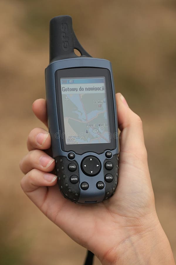 GPS with map stock image. Image of altimeter, direction - 11095417