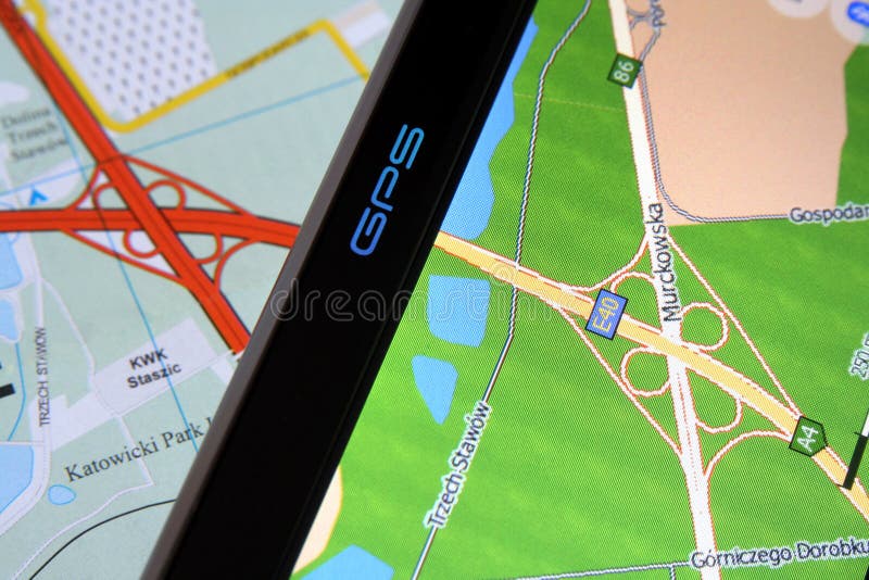 GPS and map stock image. Image of locate, destination - 4686217