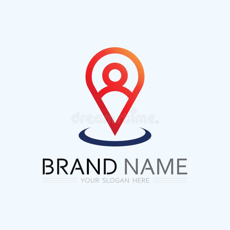 GPS and MAP Logo Navigator Sign Location Symbol Design Vector ...