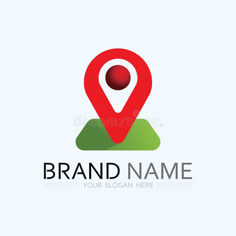 GPS and MAP Logo Navigator Sign Location Symbol Design Vector ...
