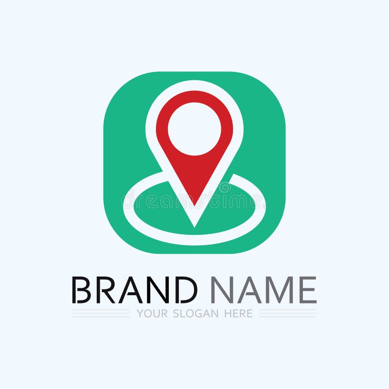 GPS and MAP Logo Navigator Sign Location Symbol Design Vector ...