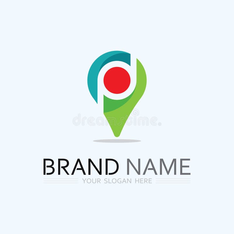 GPS and MAP Logo Navigator Sign Location Symbol Design Vector ...