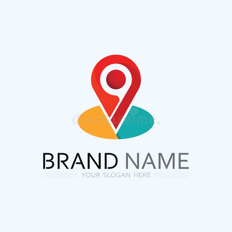 GPS and MAP Logo Navigator Sign Location Symbol Design Vector ...