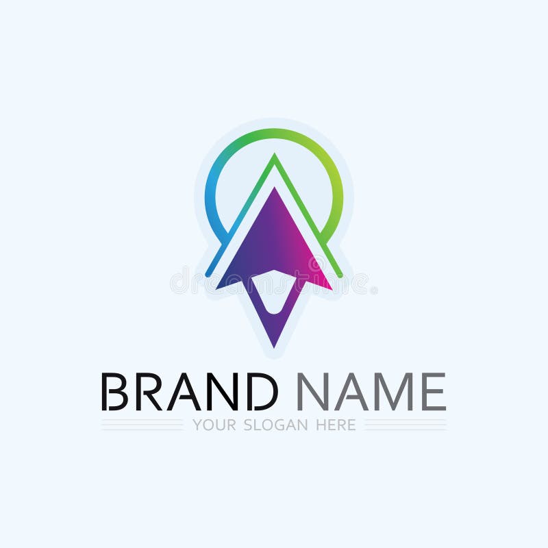 GPS and MAP Logo Navigator Sign Location Symbol Design Vector ...