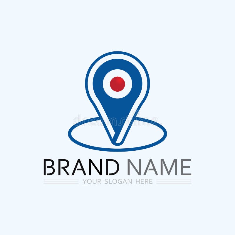 GPS and MAP Logo Navigator Sign Location Symbol Design Vector ...