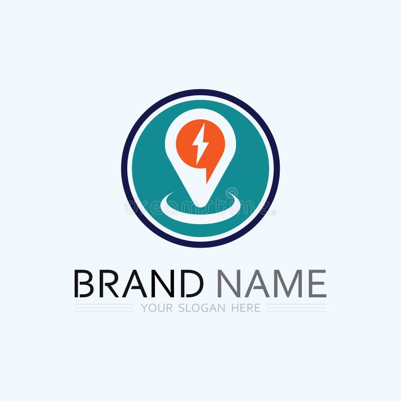 GPS and MAP Logo Navigator Sign Location Symbol Design Vector ...