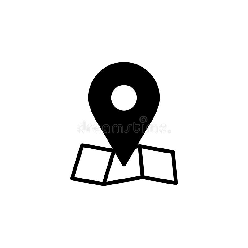 GPS, Map, Navigation, Direction Icon Vector Illustration Logo Template ...