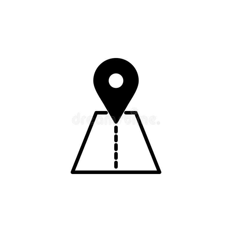 GPS, Map, Navigation, Direction Icon Vector Illustration Logo Template ...