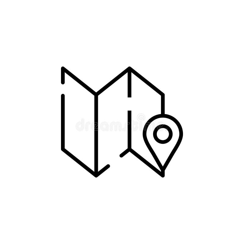 GPS, Map, Navigation, Direction Icon Vector Illustration Logo Template ...