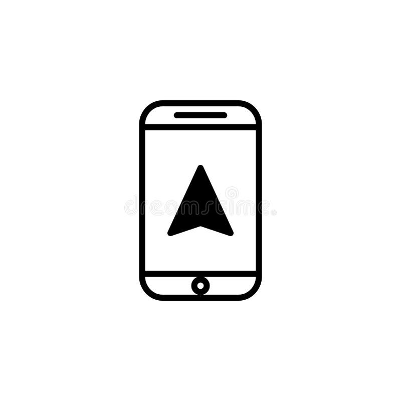 GPS, Map, Navigation, Direction Icon Vector Illustration Logo Template ...