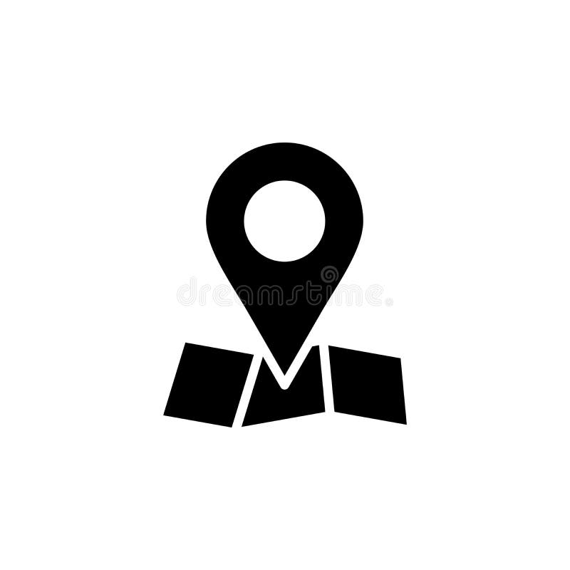 GPS, Map, Navigation, Direction Icon Vector Illustration Logo Template ...