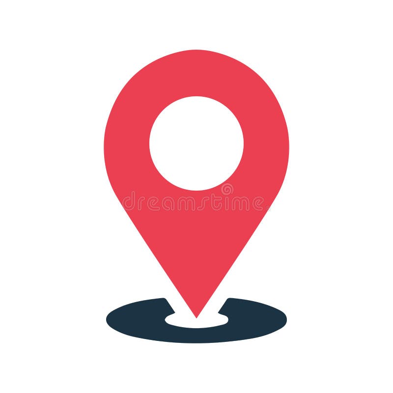 Gps, Map, Pin, Place, Location Icon. Black Vector Graphics Stock Vector ...