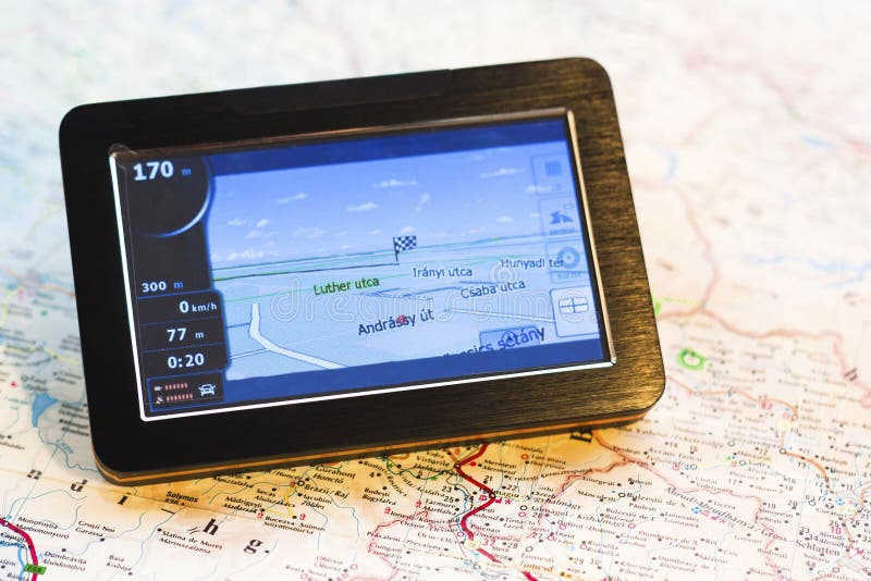 Gps mapa obraz stock. Obraz złożonej z globalny, europejczycy - 18185839