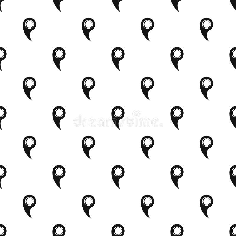Gps Mark Pattern Seamless Vector Stock Vector - Illustration of ...