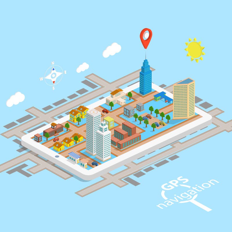 Isometric Map Stock Illustrations – 62,461 Isometric Map Stock ...