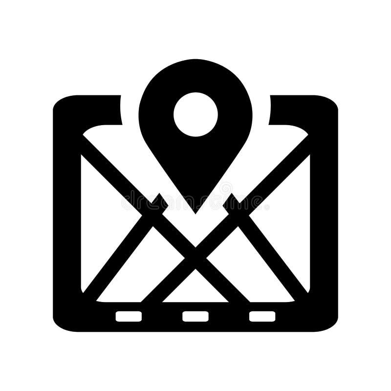 Navigator Icon Digital Blue Stock Vector - Illustration of cartography ...