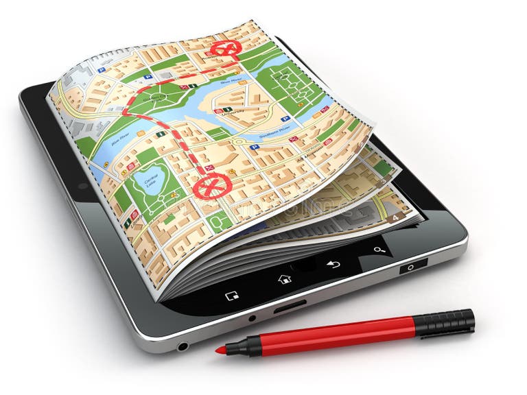 Car Map Screen Stock Illustrations – 6,137 Car Map Screen Stock ...