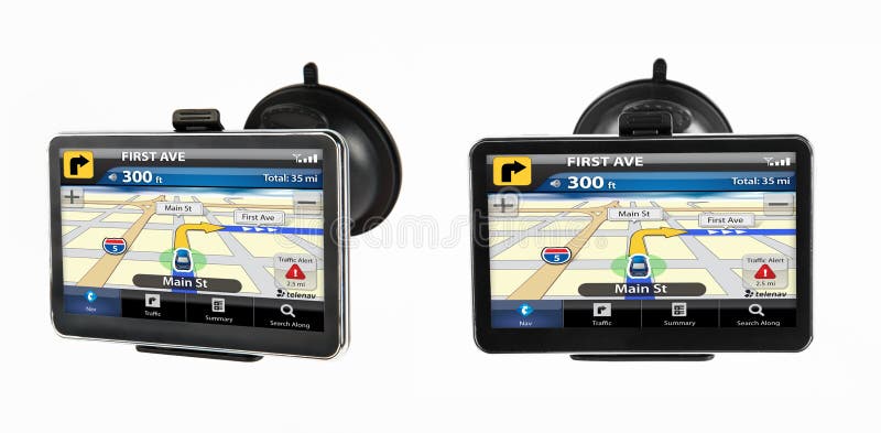 GPS navigation device stock image. Image of element, navigation - 33232129