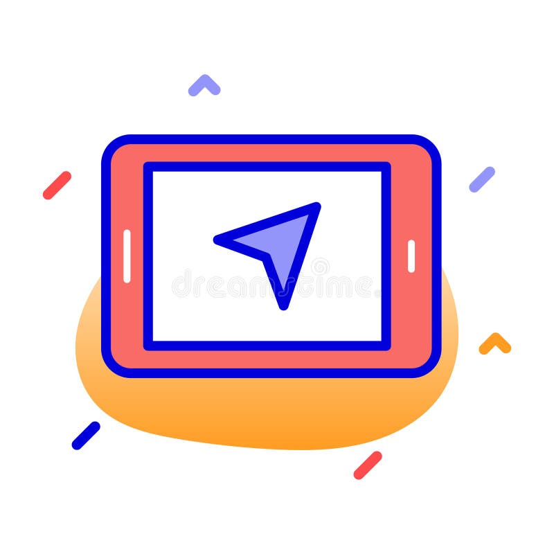 Gps, Navigation, Route, Map Fully Editable Vector Icon Stock Vector ...