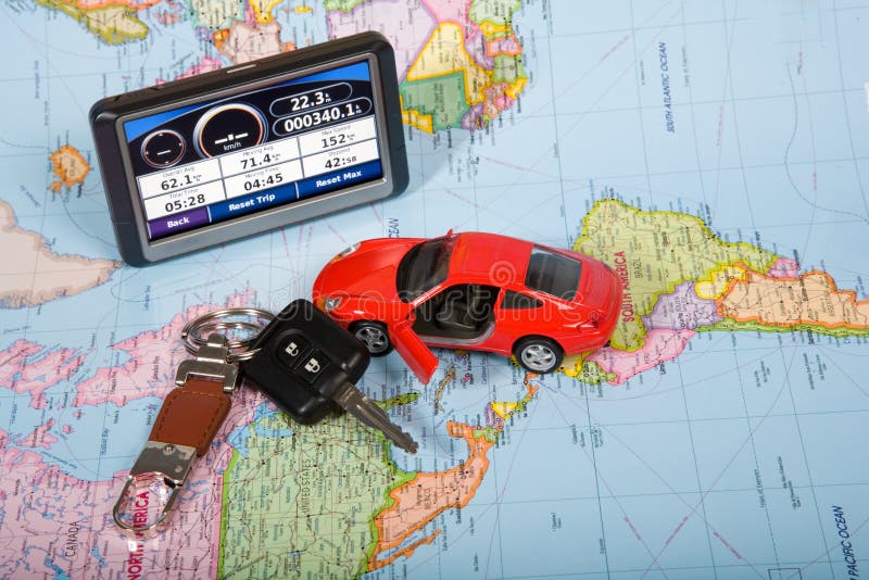 GPS Navigation system stock photo. Image of drive, guide - 7216054