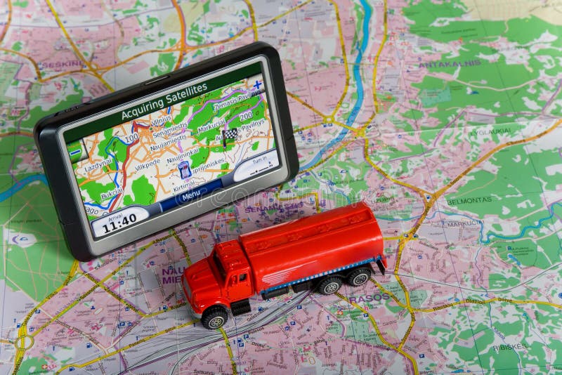 GPS Navigation system stock photo. Image of satellite - 7840432