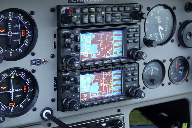 Control Panel of Robin DR400 Aircraft Editorial Photo - Image of light ...