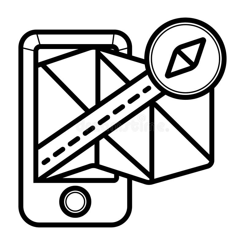 GPS, Navigation Travel Vector Icon Stock Vector - Illustration of ...