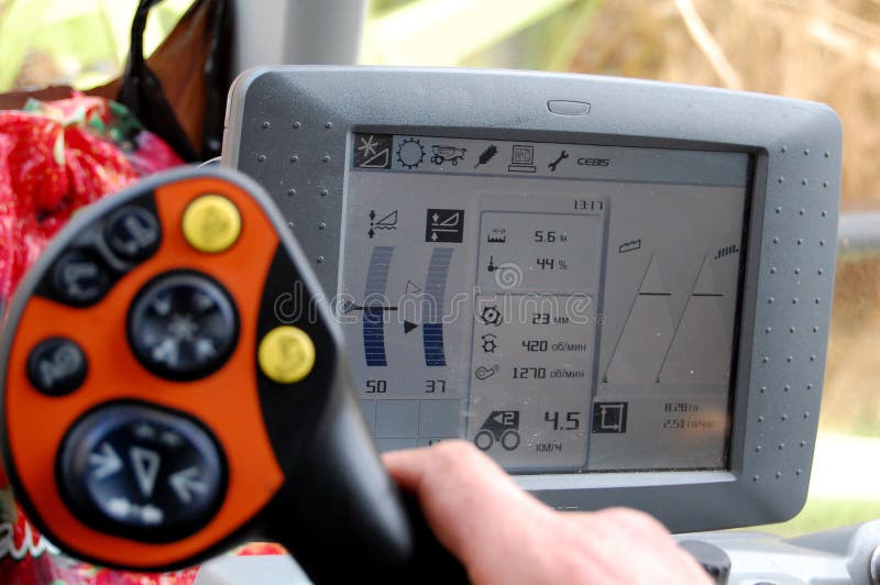 Navigator in car stock image. Image of rainy, modern - 112705861