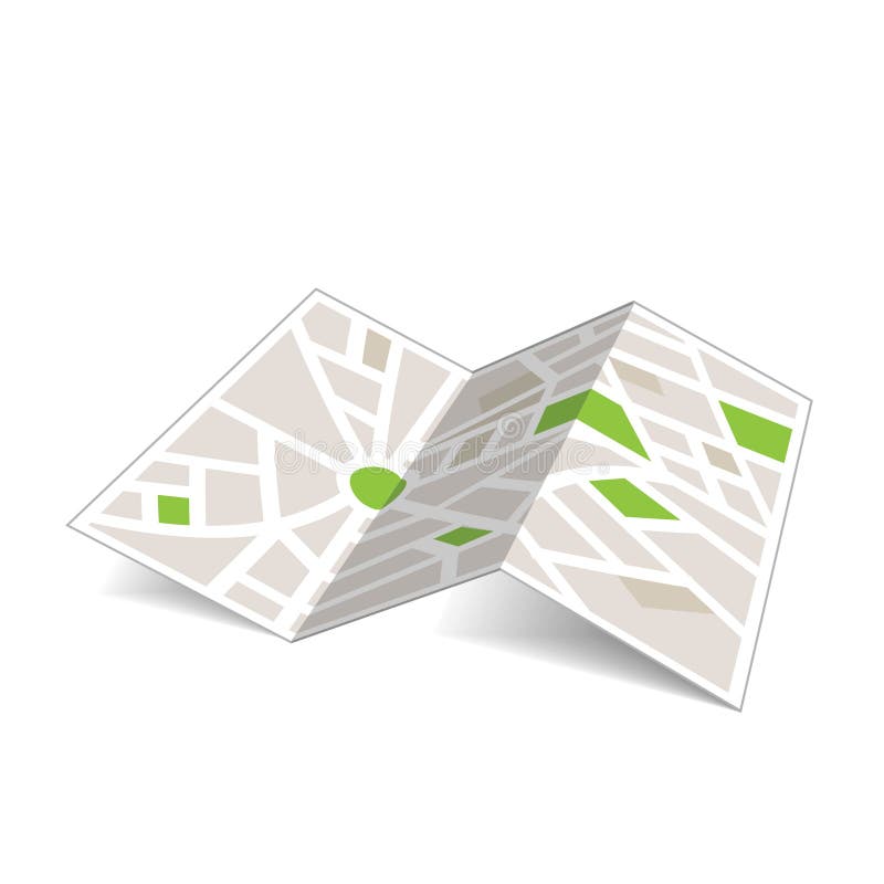 GPS.navigator Pin Mock Up with Map on White Background. Vector ...