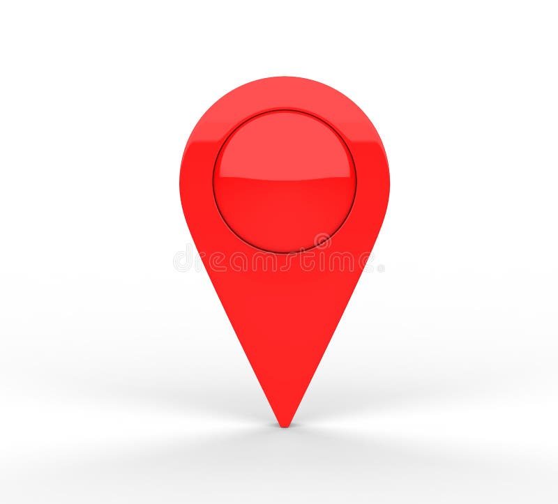 GPS.navigator pin pointer stock illustration. Illustration of route ...