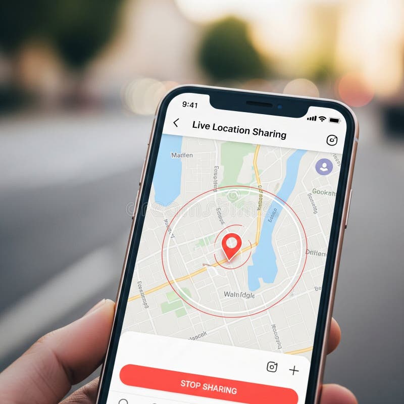 Gps Navigator on Smartphone Map Stock Photo - Image of news, page ...
