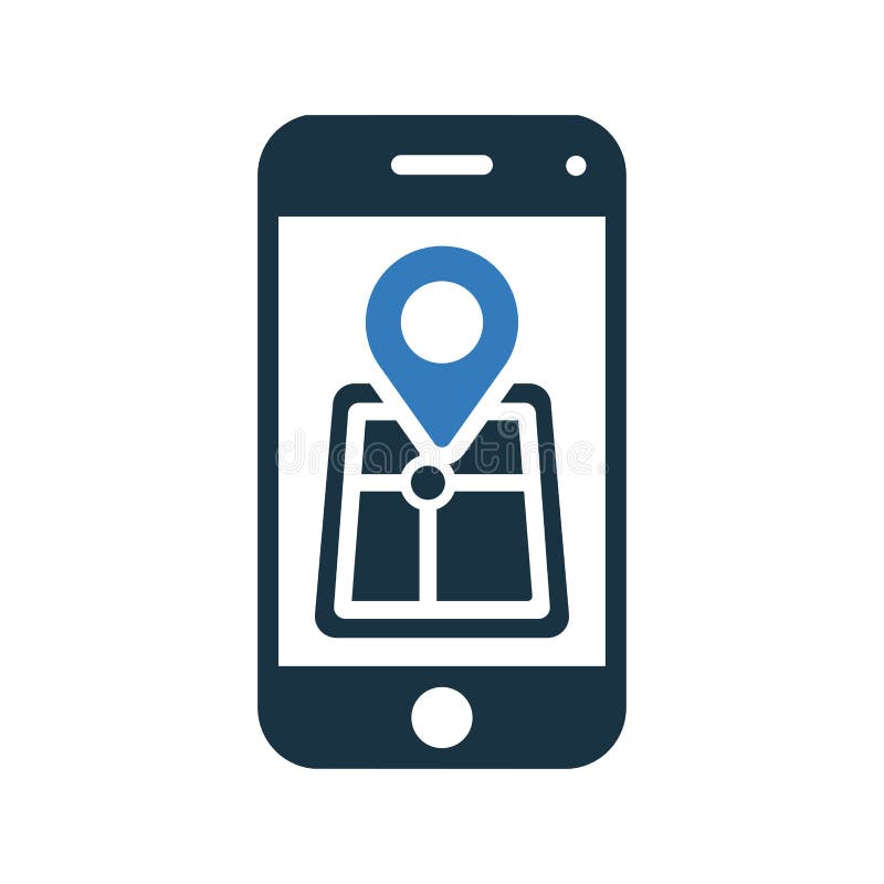 Gps, Phone, Location Icon / Vector Graphics Stock Vector - Illustration ...