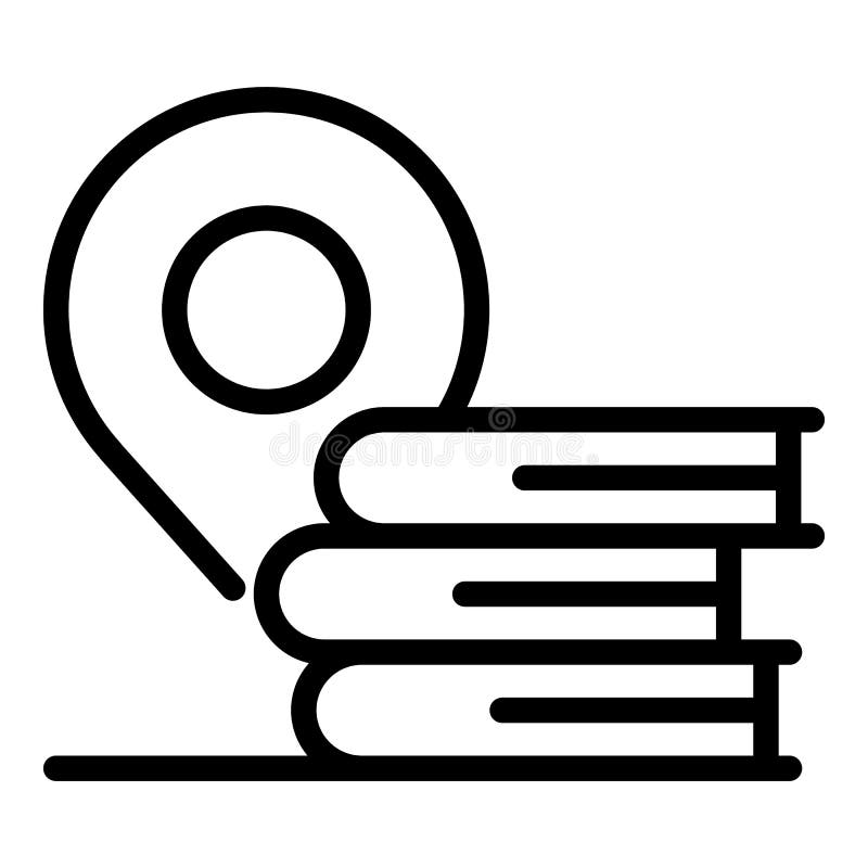 Gps Pin Book Stack Icon, Outline Style Stock Vector - Illustration of ... Gps Pin Book Stack Icon, Outline Style Stock Vector - Illustration of ...