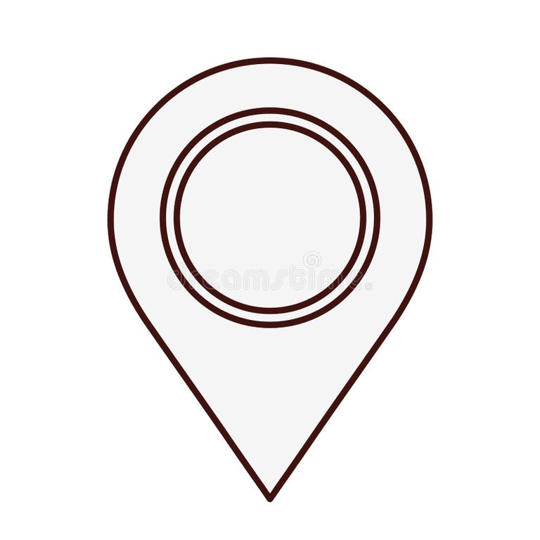 Gps pin icon image stock vector. Illustration of sign - 82383536